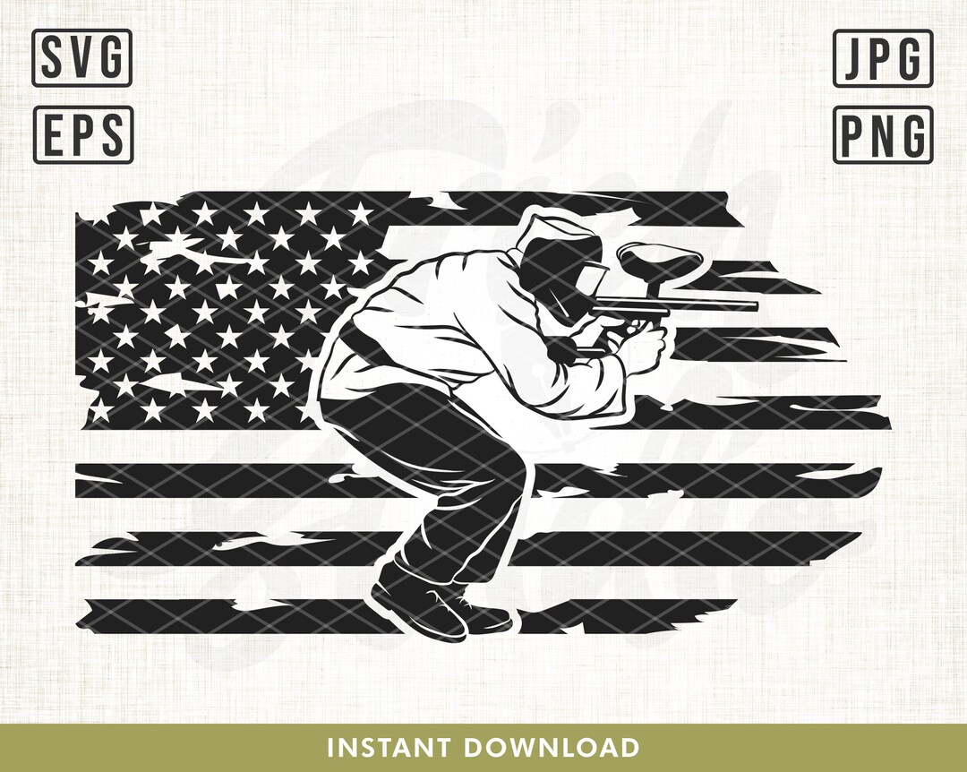 US Paintball Sports Svg, Paintball Svg, Paintball Game Svg, Paintball ...