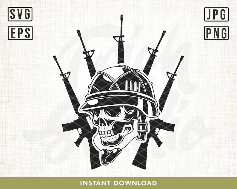 Veteran Skull Svg File Soldier Svg Veteran Shirt Patriotic - Etsy