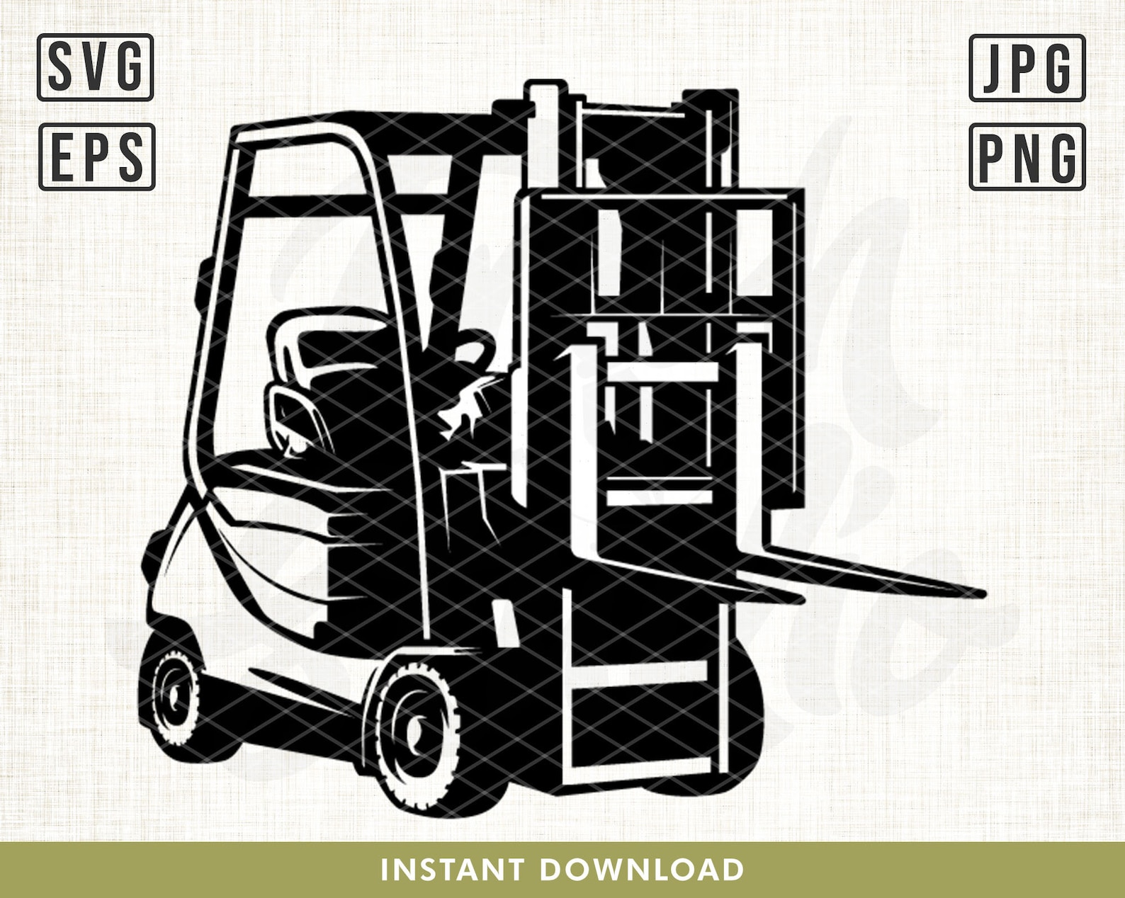 Forklift Svg, Warehouse Svg, Heavy Equipment Svg, Small Truck Svg ...