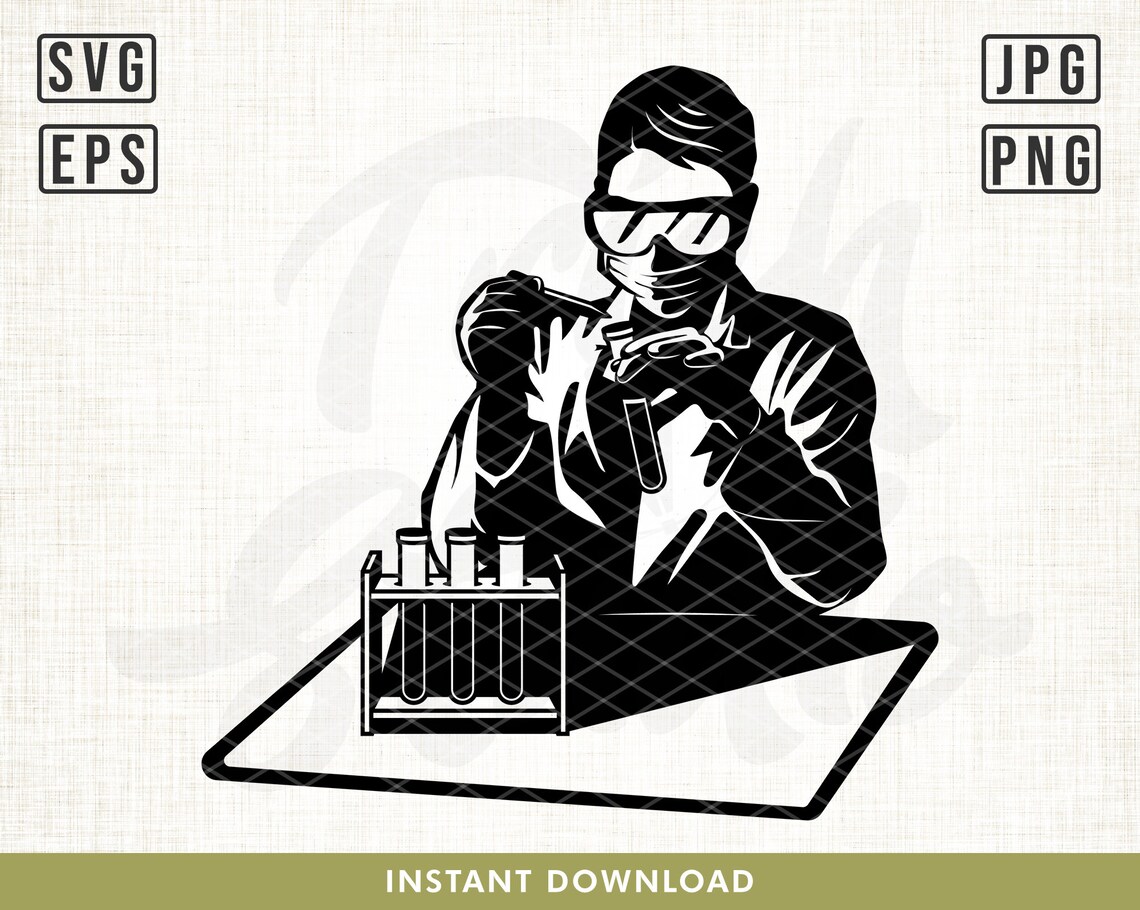 Chemist Svg Scientist Svg Science Svg Chemistry Svg - Etsy
