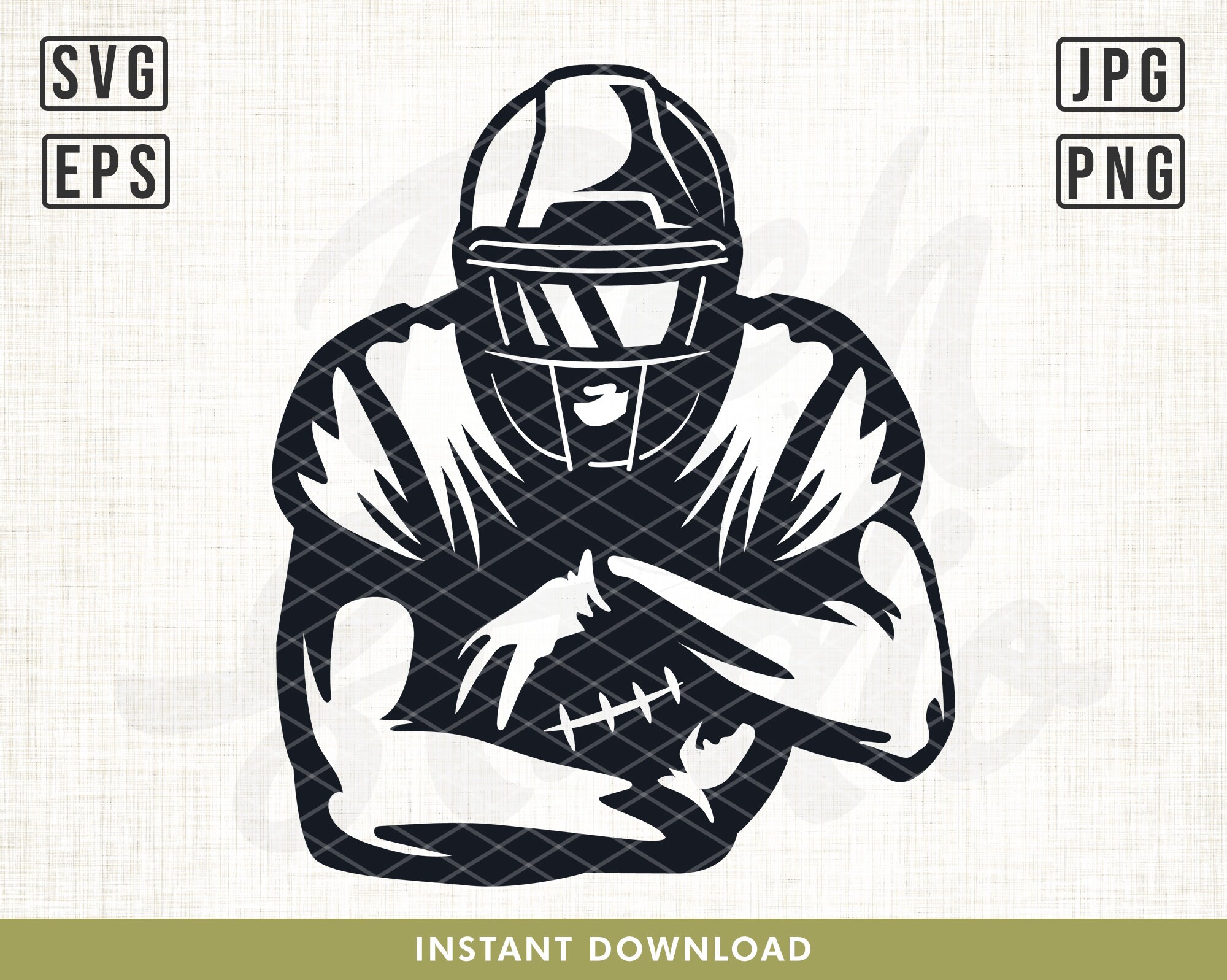 Football Svg American Football Svg Football Player SVG - Etsy