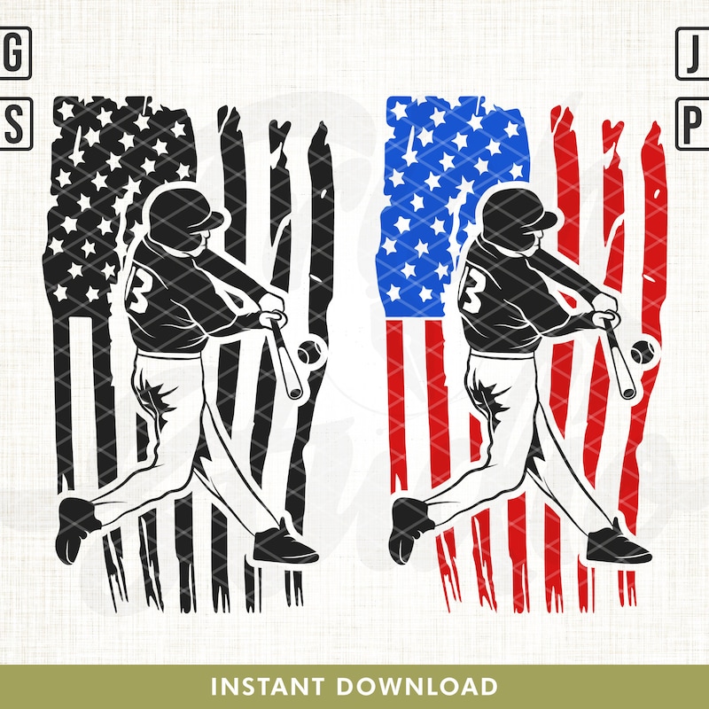 Baseball Flag Svg - Etsy