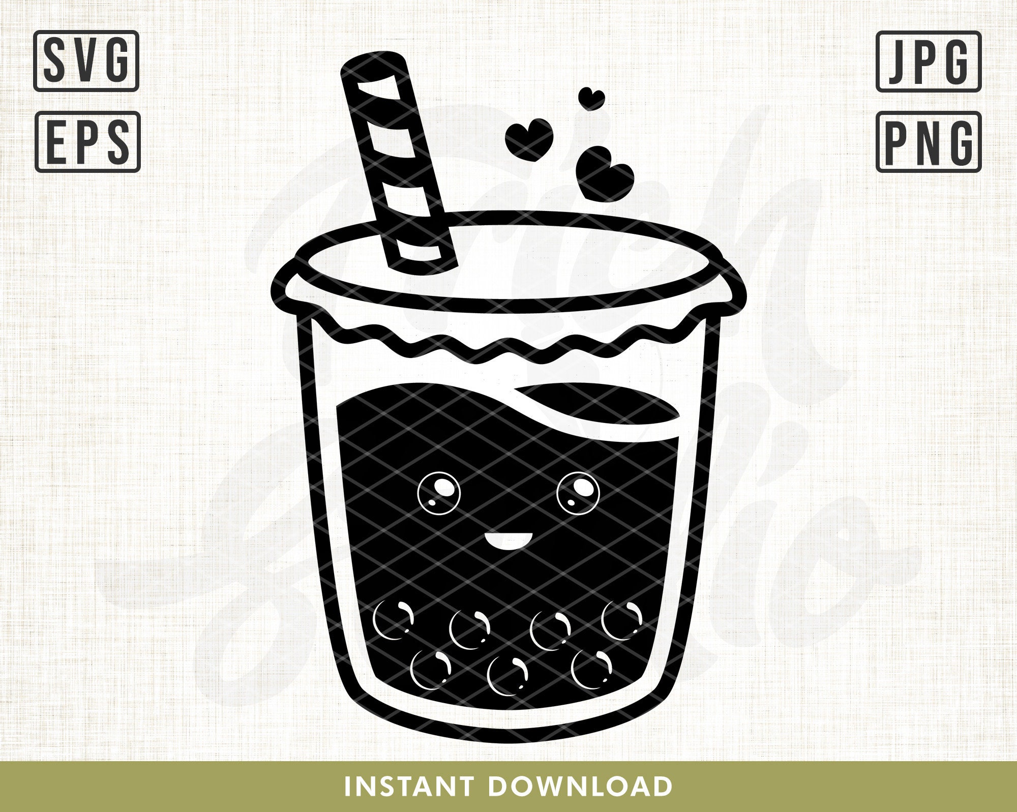 Cute Bubble Tea Svg Boba Tea Cut File Kawaii Drink Cute - Etsy Singapore