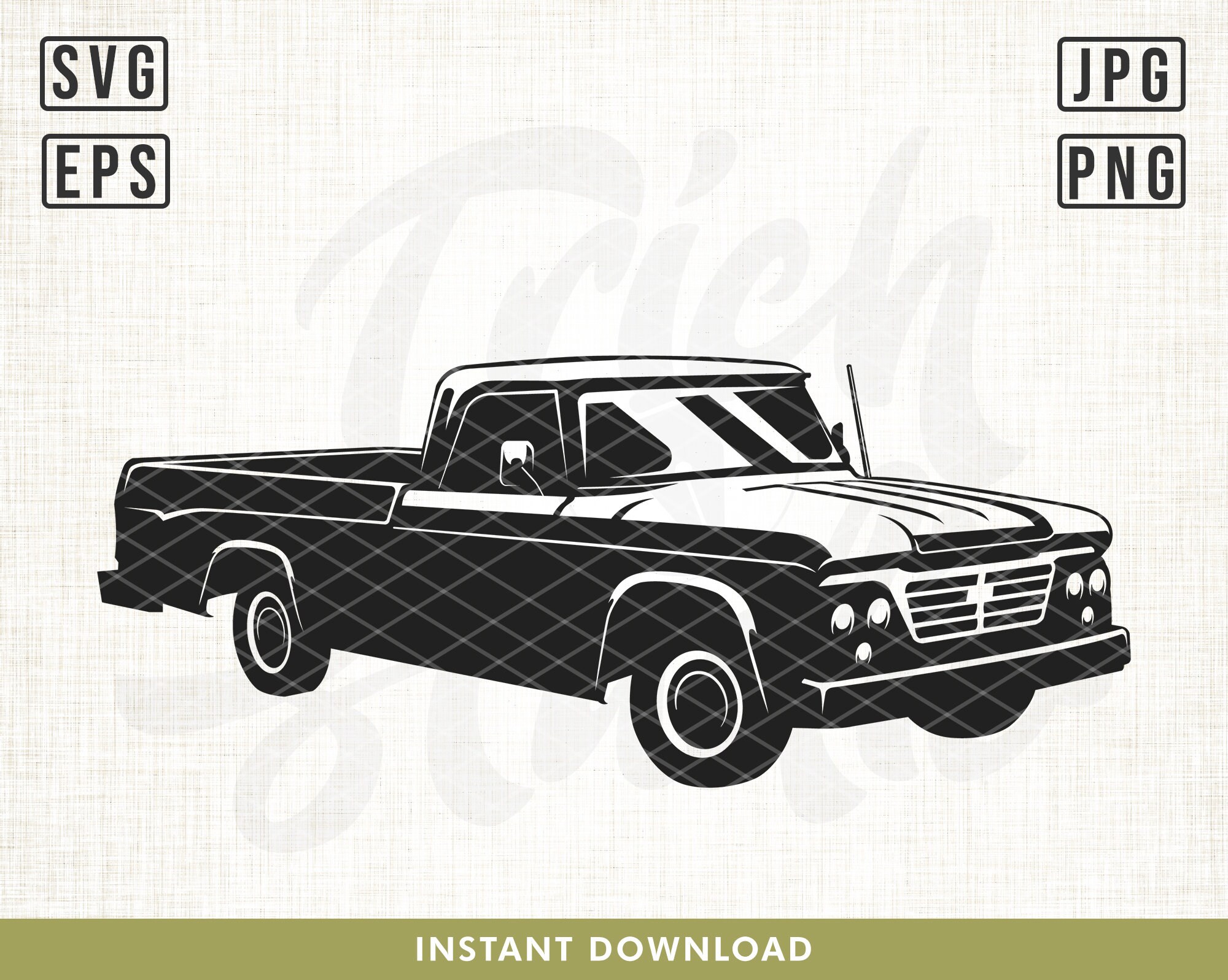 Pick up Truck Svg Vintage Truck Svg Classic Truck Svg Truck - Etsy