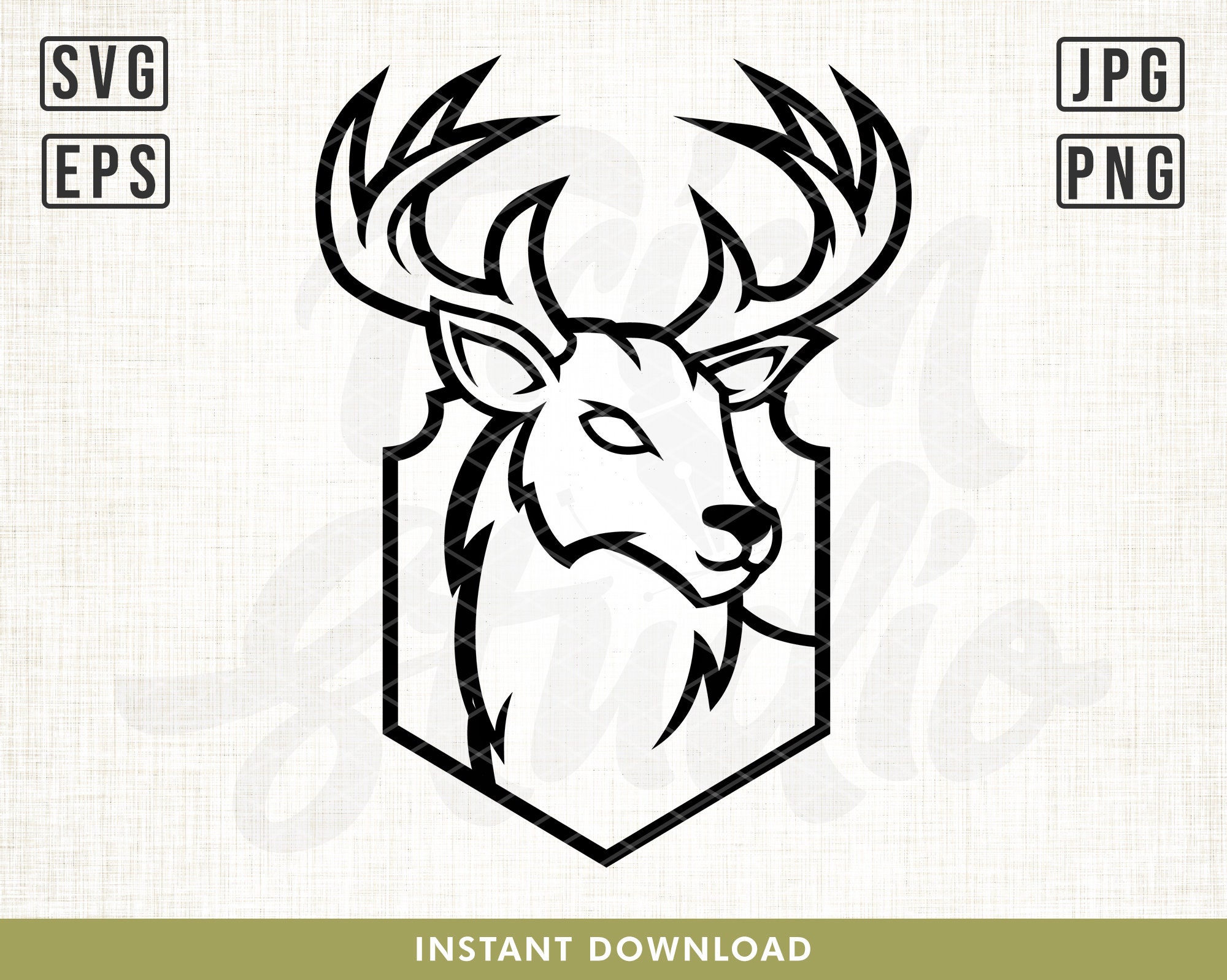 Bucks svg Hirschkopf svg Hirsch svg Hirsch svg Hirsch svg - Etsy Schweiz