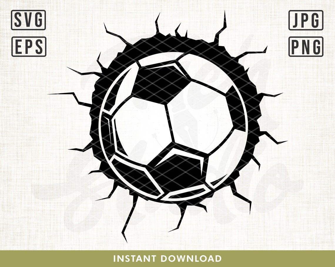 Soccer Ball Svg Soccer Wall Smash Svg Soccer Clipart Soccer - Etsy
