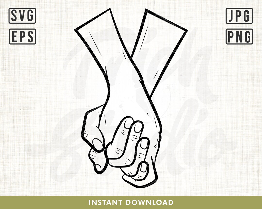 Holding Hands Svg, Hands Svg, Couple Hands Svg, Hand Holding Svg ...