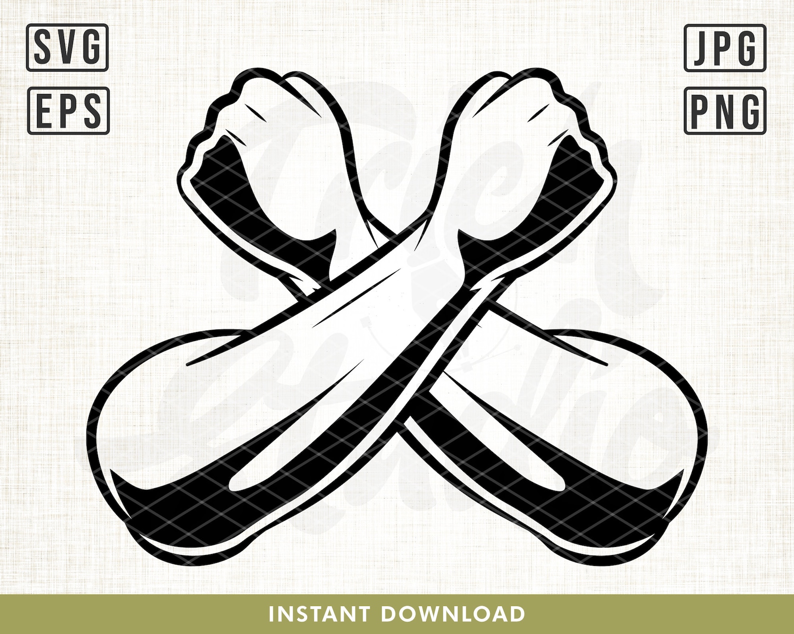 Cross Arms Svg, Arms Crossed Gesture Svg, X Salute Svg, Hand Gesture ...