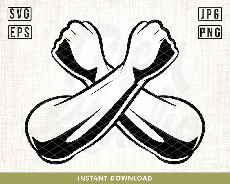Cross Arms Svg, Arms Crossed Gesture Svg, X Salute Svg, Hand Gesture ...