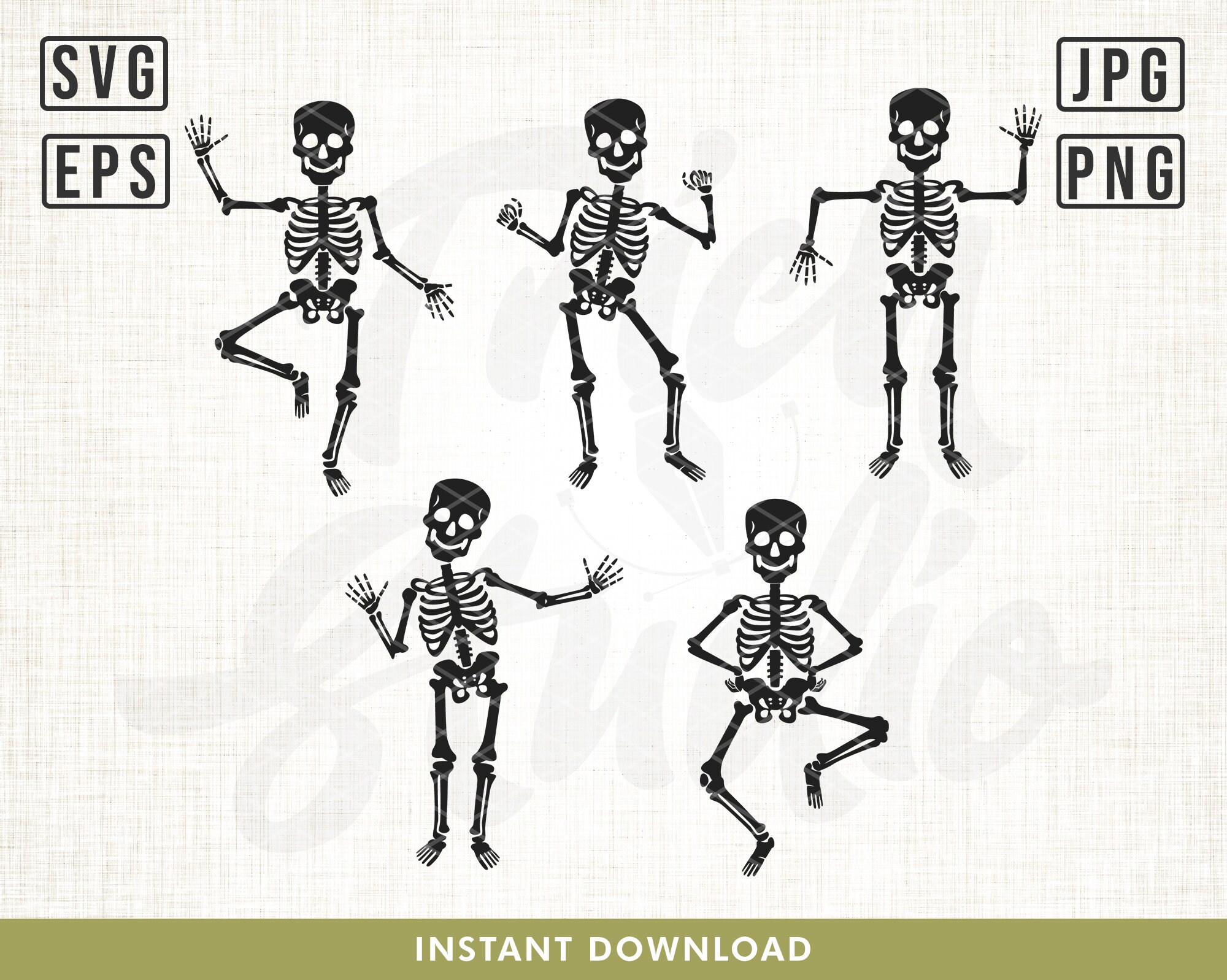 Cute Skeletons Svg Dancing Skeletons Svg Skeletons Svg - Etsy