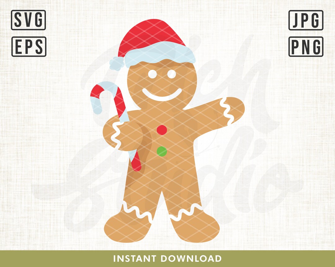 Gingerbread Man Svg, Gingerbread Svg, Christmas Svg, Gingerbread Man ...