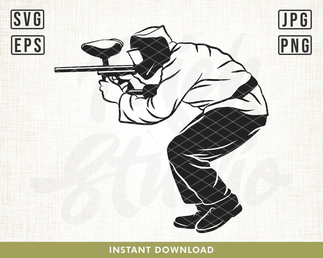 Paintball Sports Svg, Paintball Svg, Paintball Game Svg, Paintball Cut ...