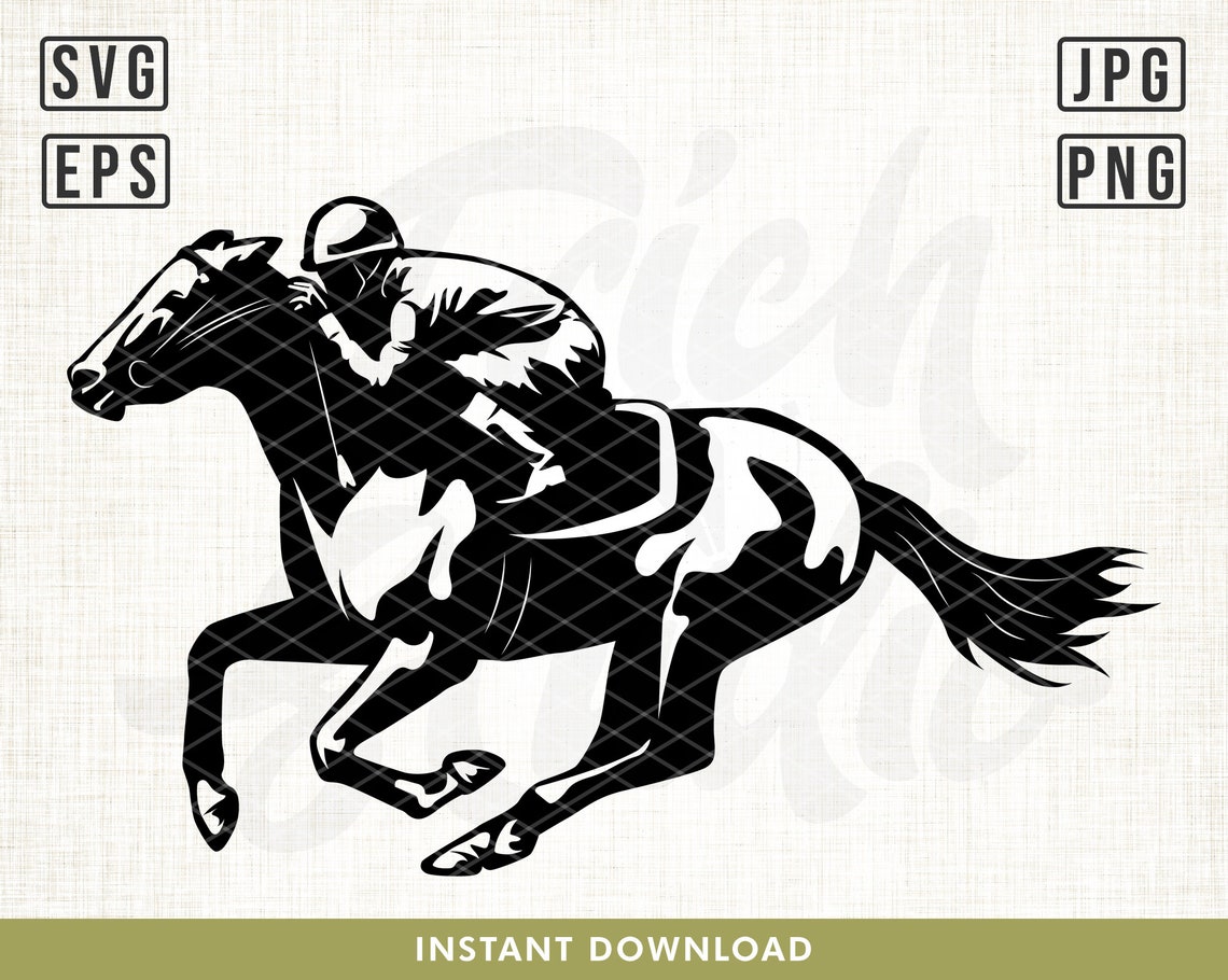Horse Racing Svg, Race Svg, Stallion Svg, Jockey Svg, Racehorse Svg ...