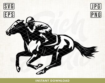 Horse Racing Svg, Racehorse Svg, Race Svg, Stallion Svg, Jockey Svg ...