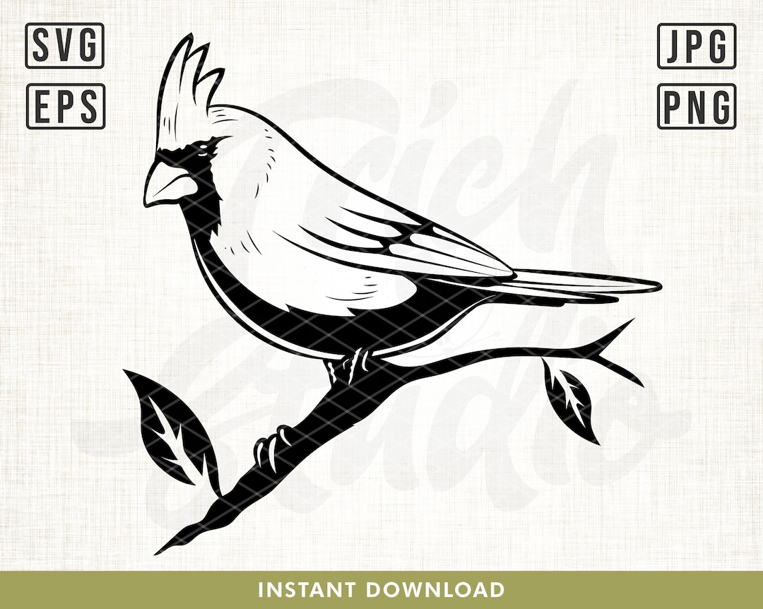 Cardinal Bird Svg, Cardinal Svg, Bird Svg, Memorial Svg, Winter Svg ...