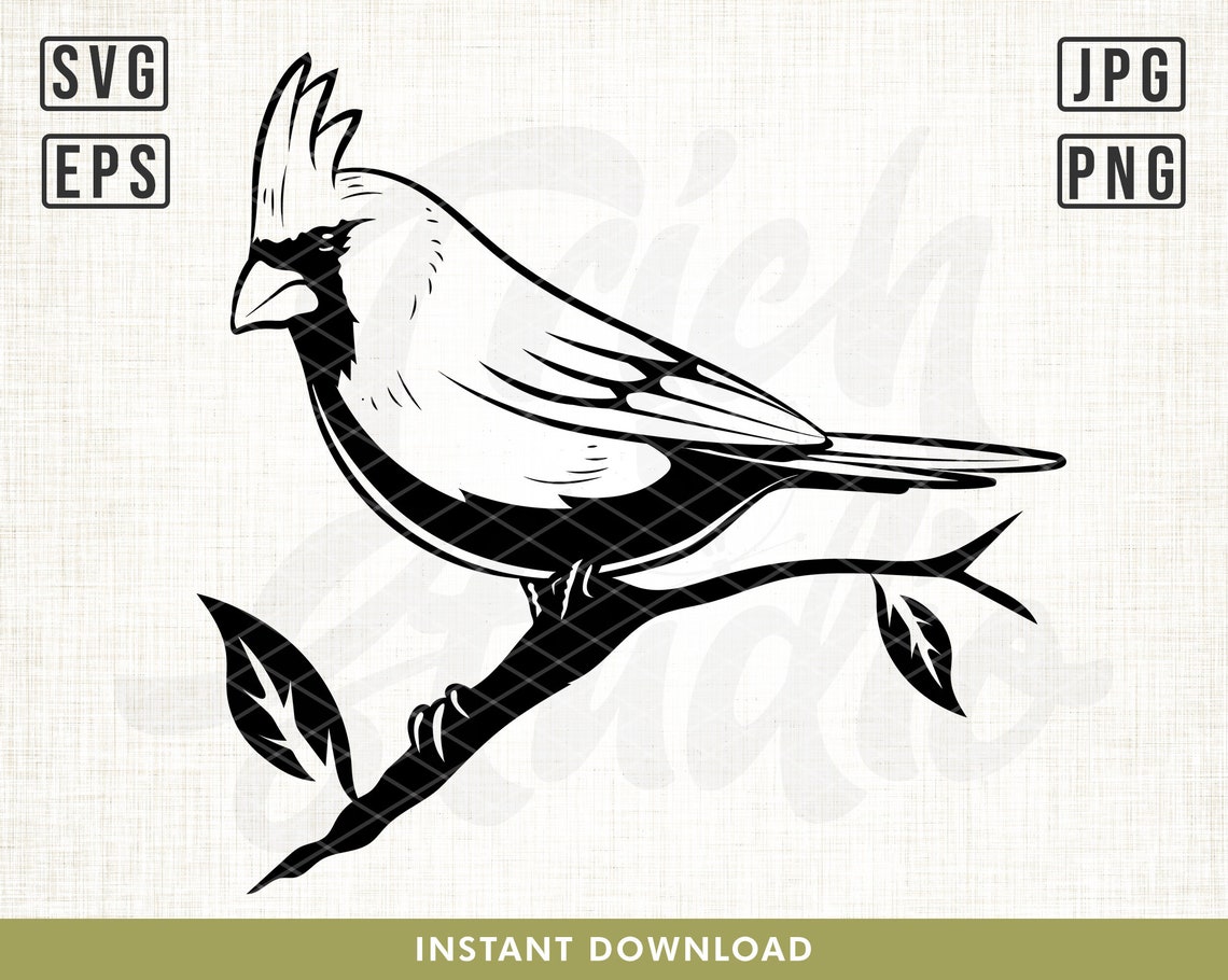 Cardinal Bird Svg, Cardinal Svg, Bird Svg, Memorial Svg, Winter Svg ...