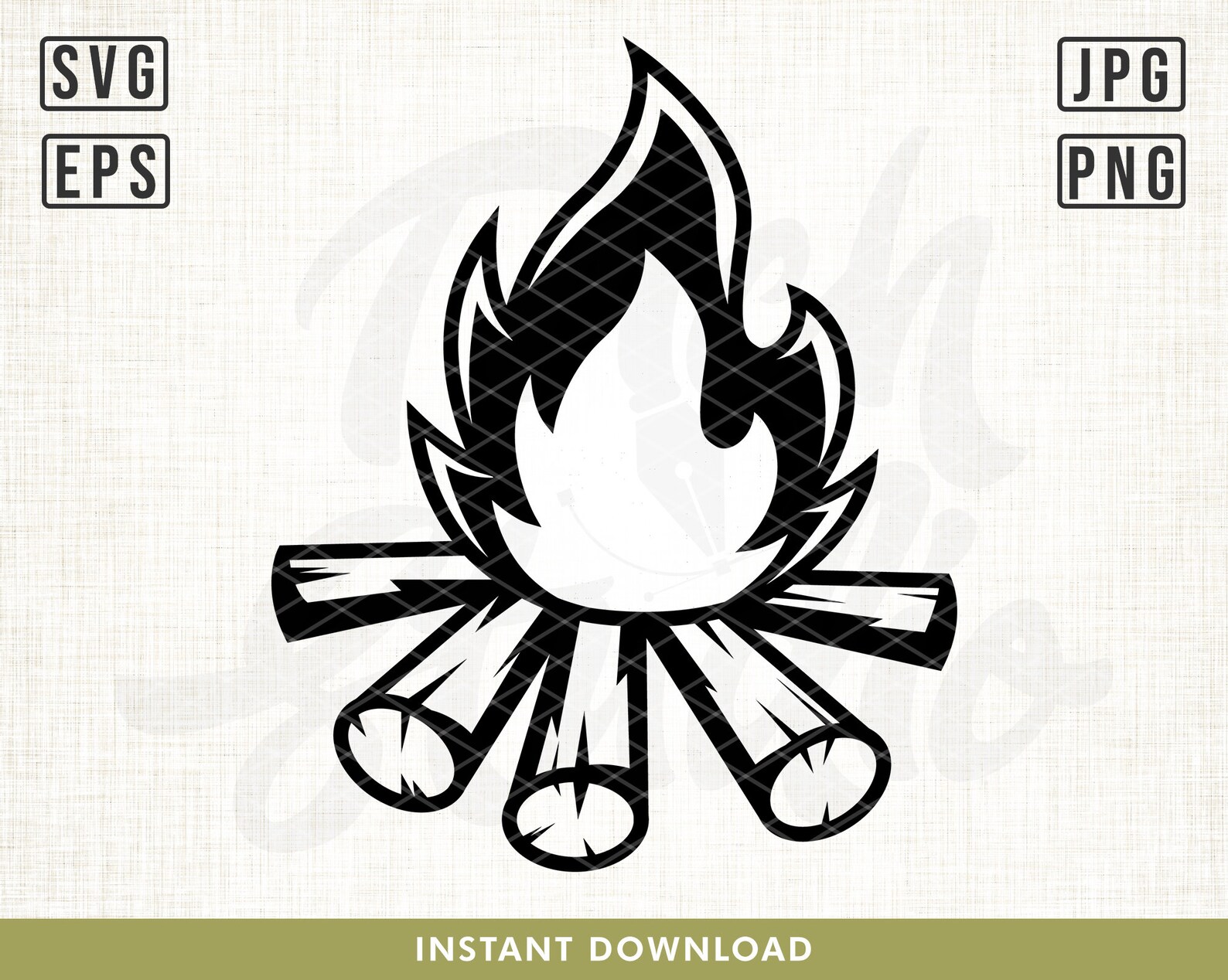 Bonfire Svg Campfire Svg File Camping Svg Camp Life Svg - Etsy