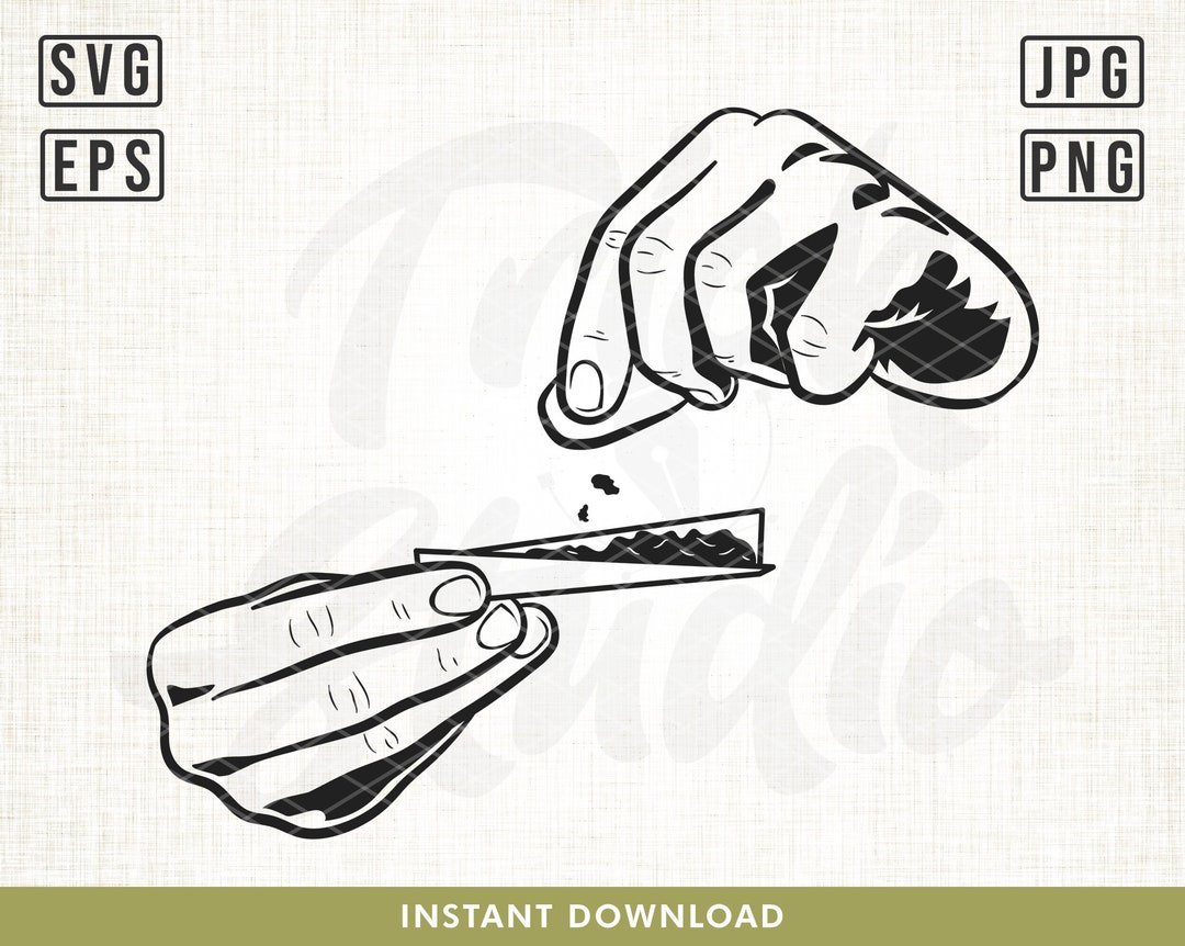 Rollin' Weed Svg, Rolling Cannabis Svg, Marijuana Shirt, Rolling Joint ...