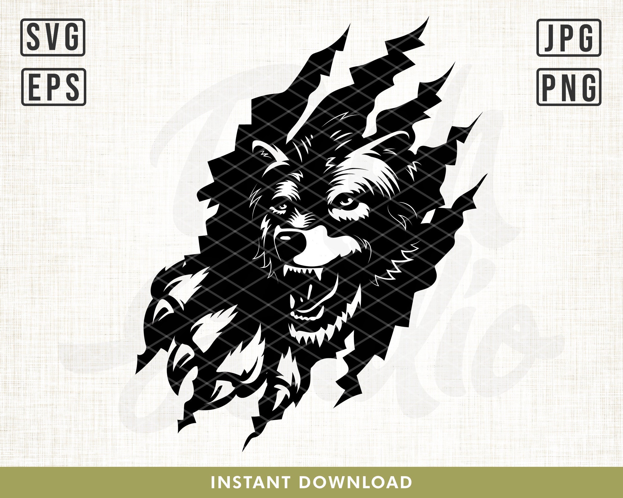 Wolf Claws Scratch Svg, Claw Svg, Wolf Scratch Svg, Wolf Svg, Wild ...