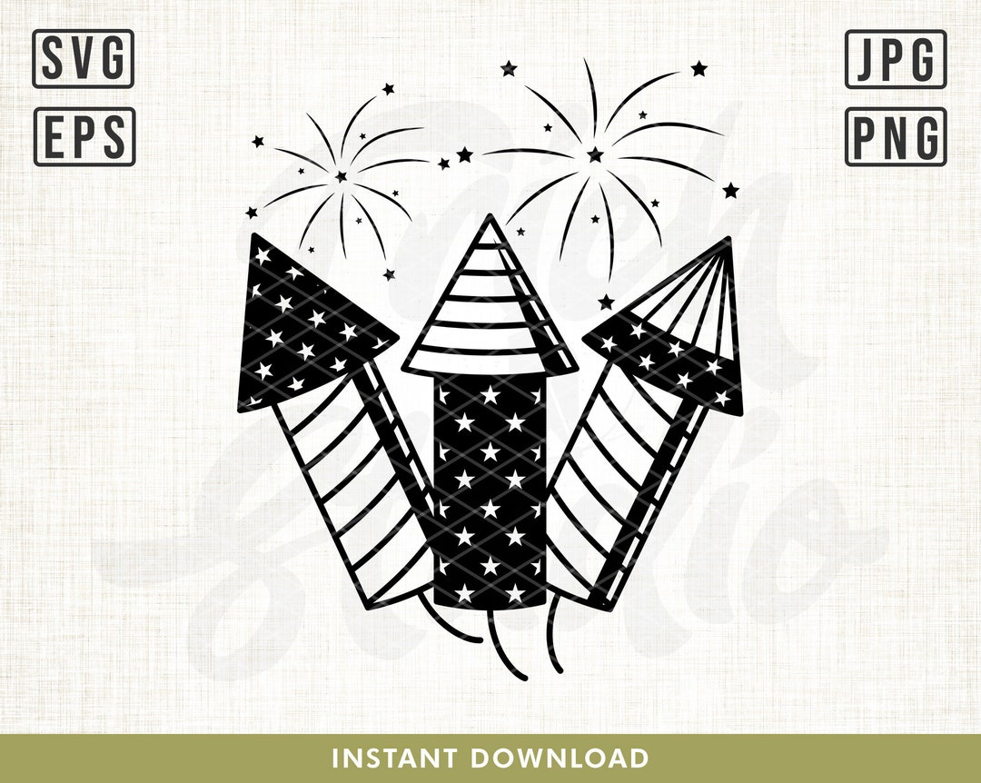 Fireworks Svg, 4th of July Svg, Fourth of July Svg, America Svg, US ...