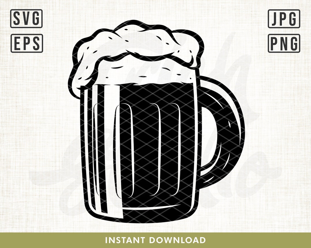 Beer Mug Svg Files, Alcohol Svg, Beer Mug Png, Beer Svg, Beer Cheer Svg ...