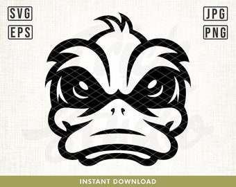 Duck Mascot SVG, Duck SVG, Duck Sports Team SVG, Duck Hunting Svg, Duck ...