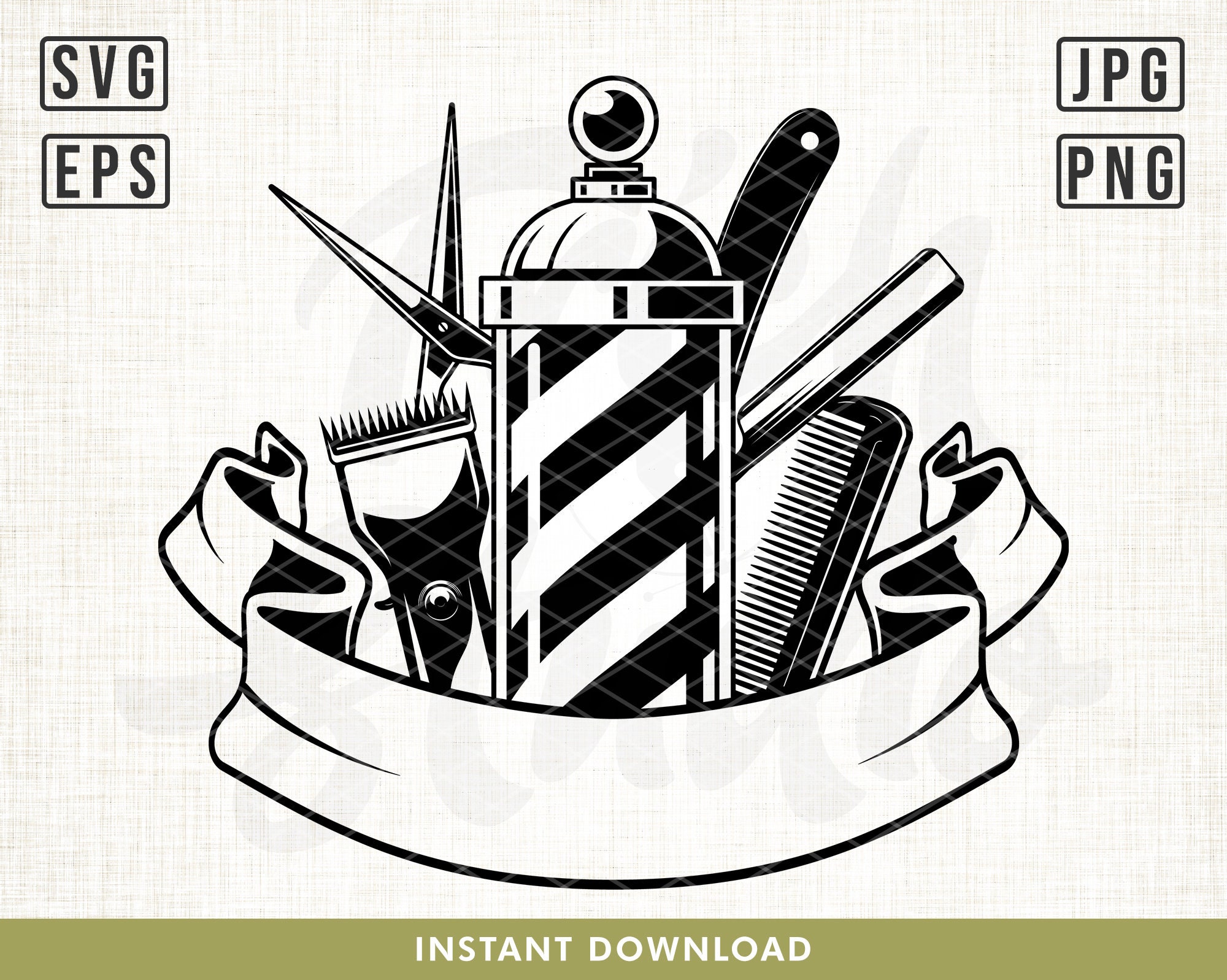 Barbería Tools Svg, Barber Svg, Barber Gear Svg, Peluquero Svg ...