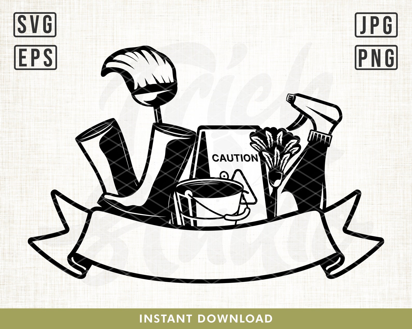 Buy Cleaning Tools Svg House Cleaning Svg Cleaning Service Svg Online ...
