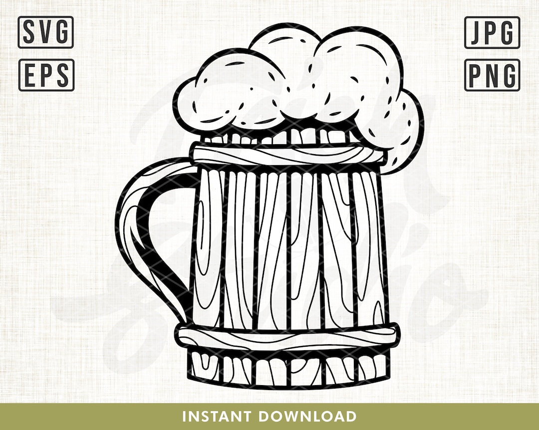 Beer Mug Svg Files, Alcohol Svg, Beer Mug Png, Beer Svg, Beer Cheer Svg ...
