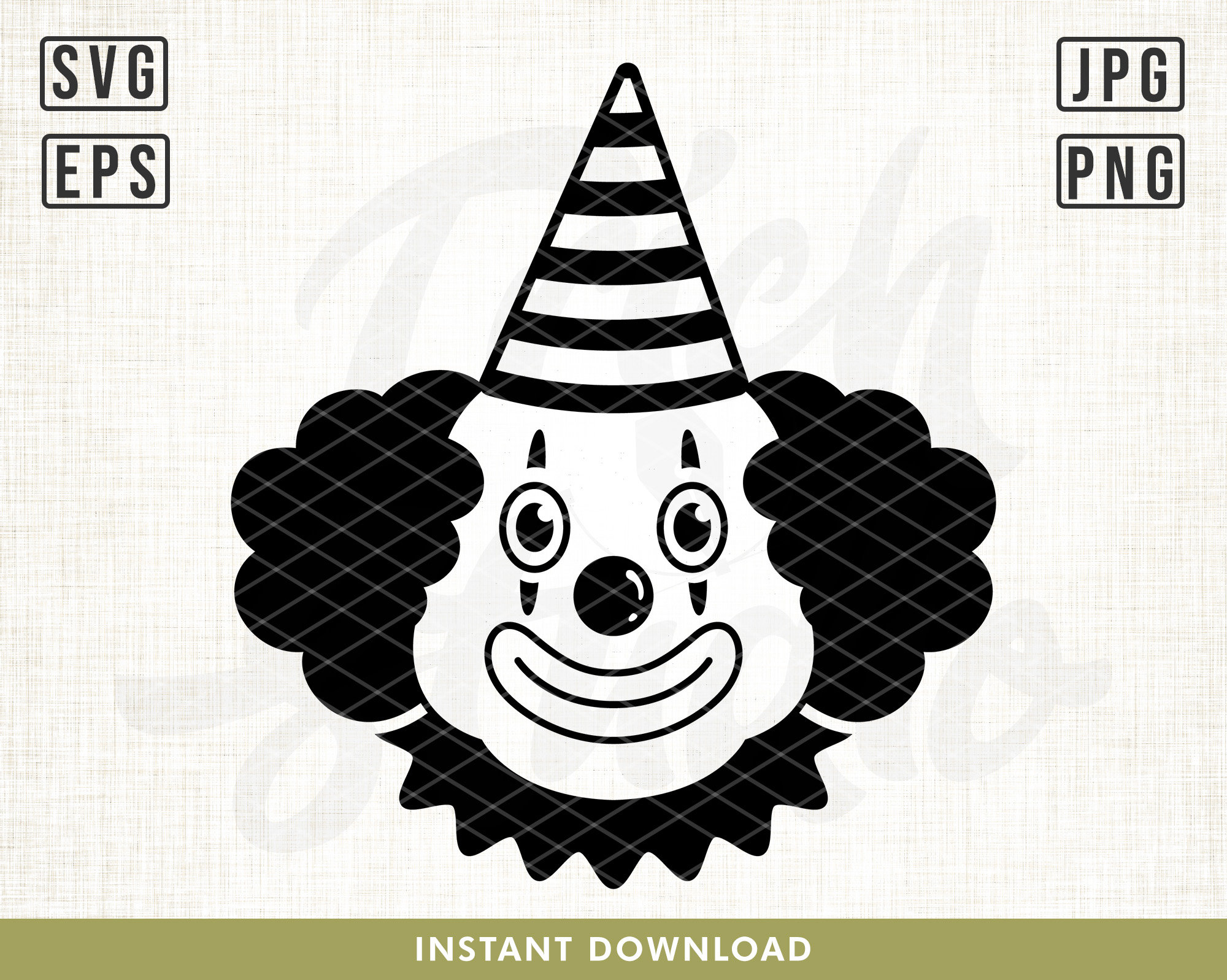 Clown Svg File Circus Svg Happy Clown Birthday Clown Svg - Etsy Canada