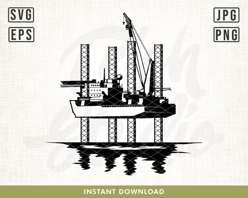 Offshore Svg, Oil Rig Svg, Oil Derrick Svg, Oil Field Svg, Oil Pump Svg ...