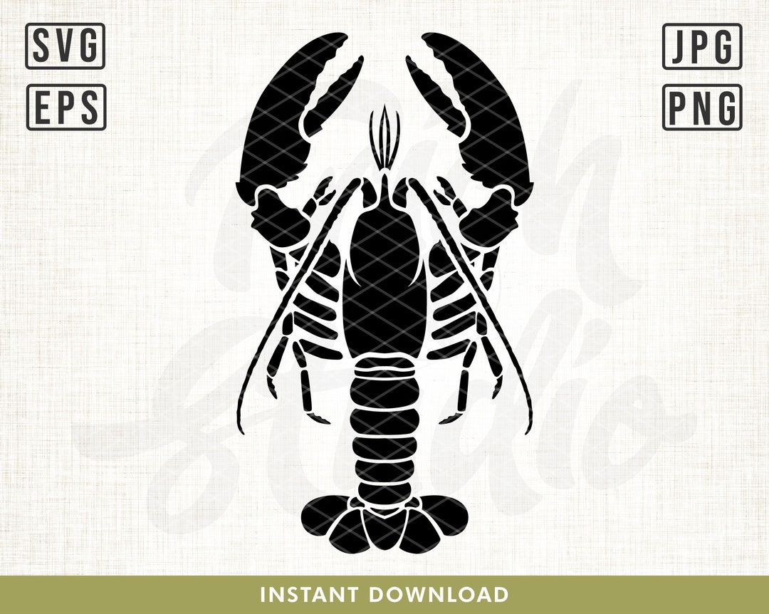 Lobster Svg, Lobster Mascot Svg, Lobster Vector, Lobster Shirt Svg, Sea ...