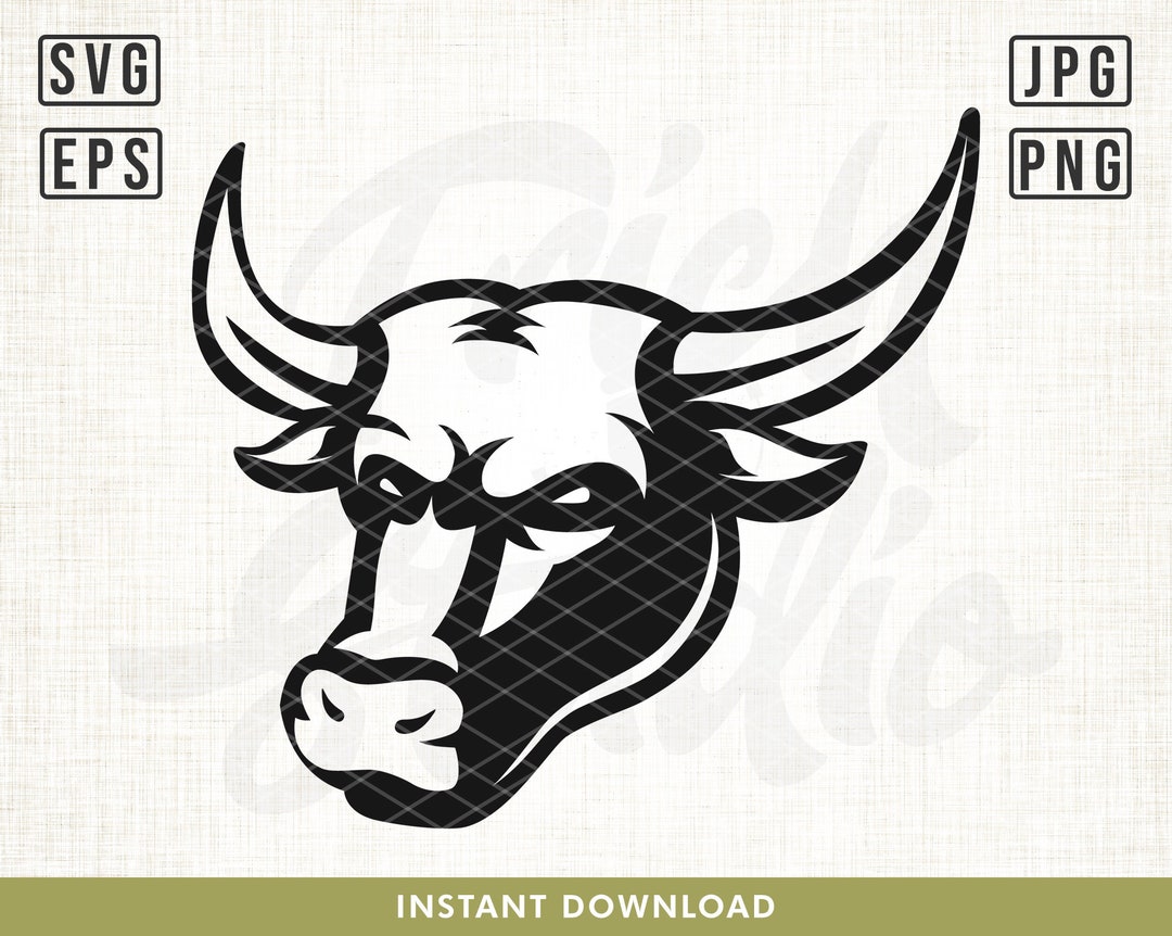 Bull Svg, Mascot Bull Svg, Bull Sports Team Svg, Team Shirt Svg, Bull ...