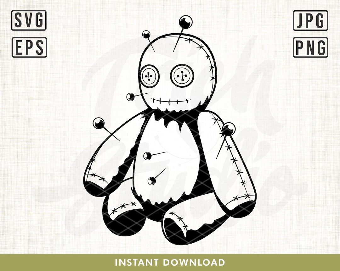 Voodoo Doll Svg, Voodoo Svg, Doll Svg, Voodoo Doll Png, Halloween Svg ...