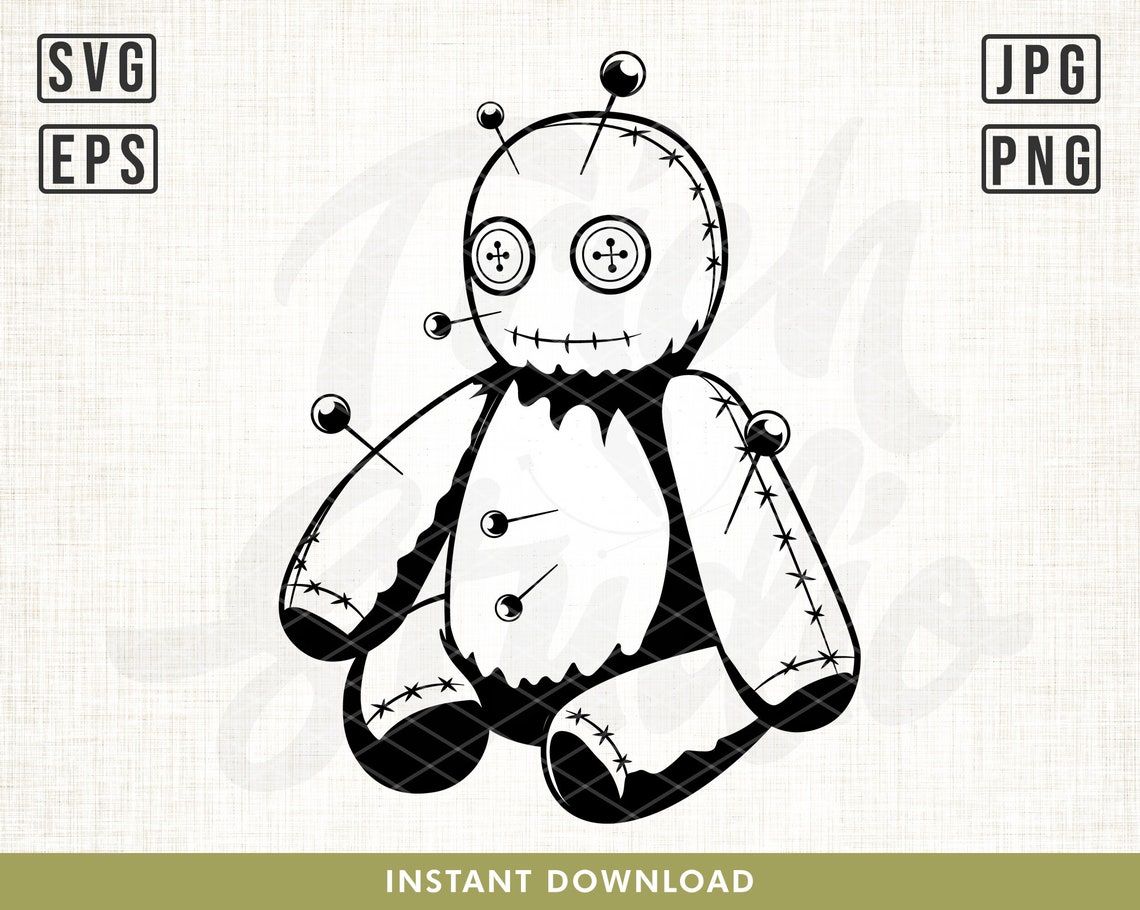 Voodoo Doll Svg, Voodoo Svg, Doll Svg, Voodoo Doll Png, Halloween Svg ...