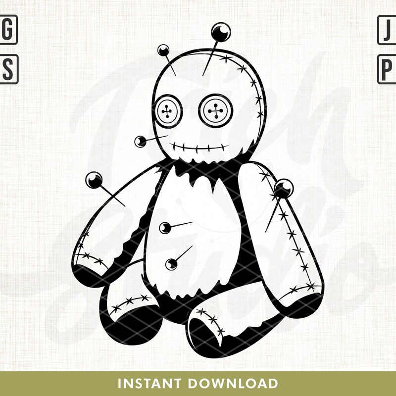 Voodoo Doll Svg - Etsy