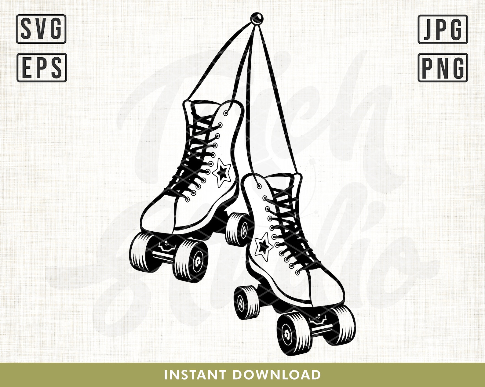 Roller Skates Svg Skate Svg Skating Svg File Retro Svg | Etsy
