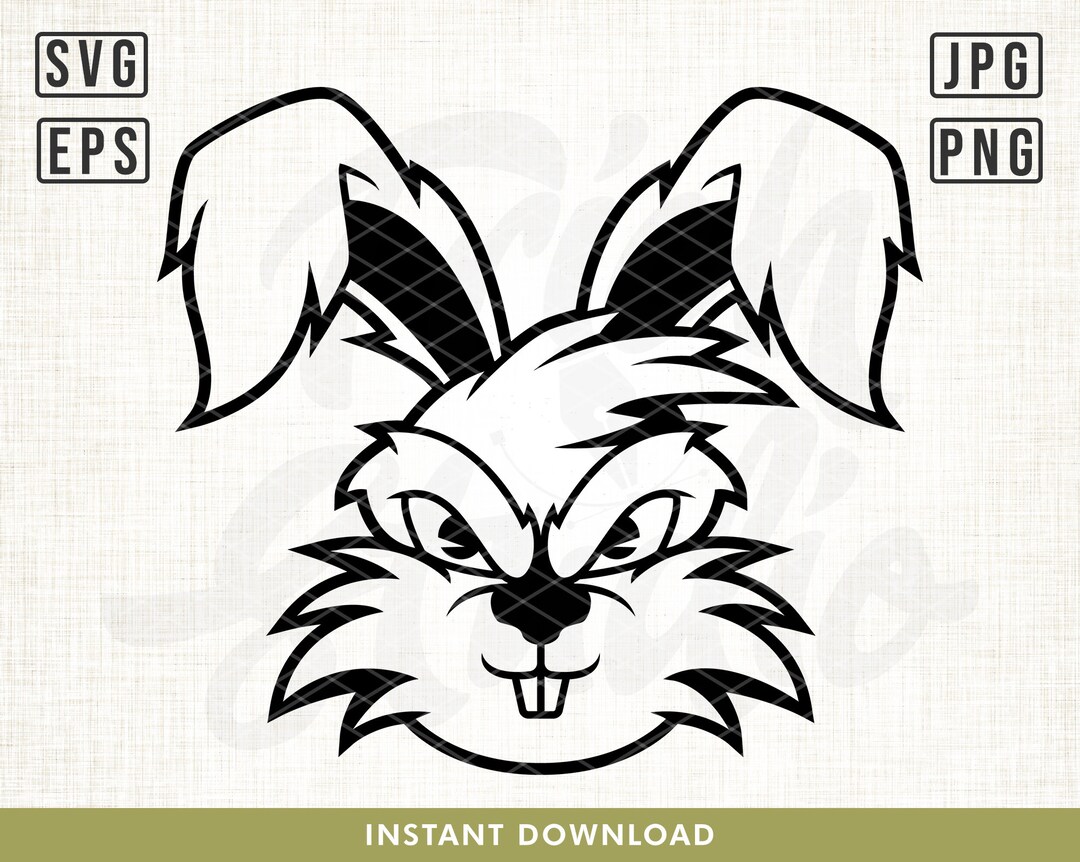 Rabbit Svg, Mascot Rabbit Svg, Rabbit Sports Svg, Team Svg, Brand Svg ...