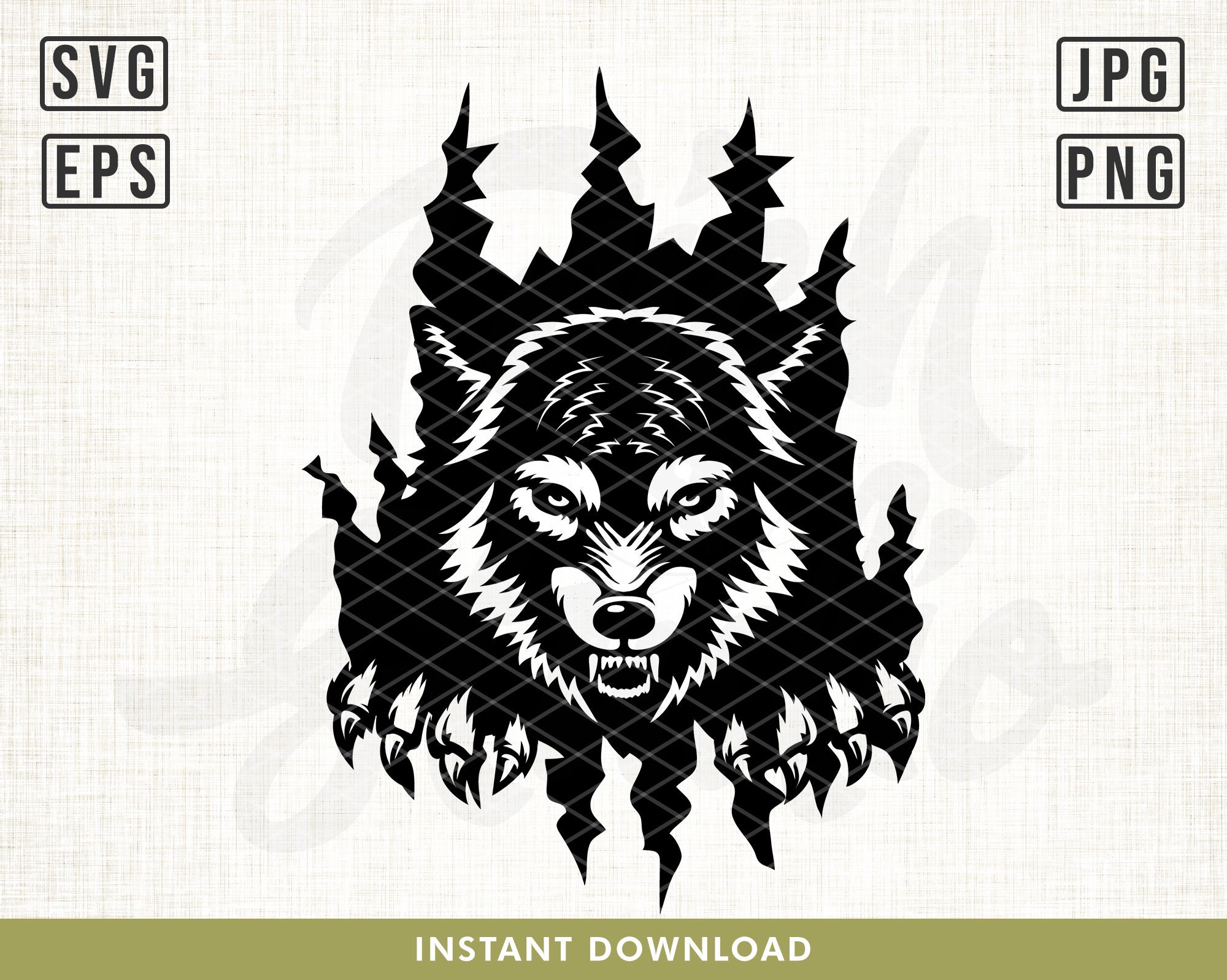 Wolf Claws Scratch Svg, Claw Svg, Wolf Scratch Svg, Wolf Svg, Wild ...