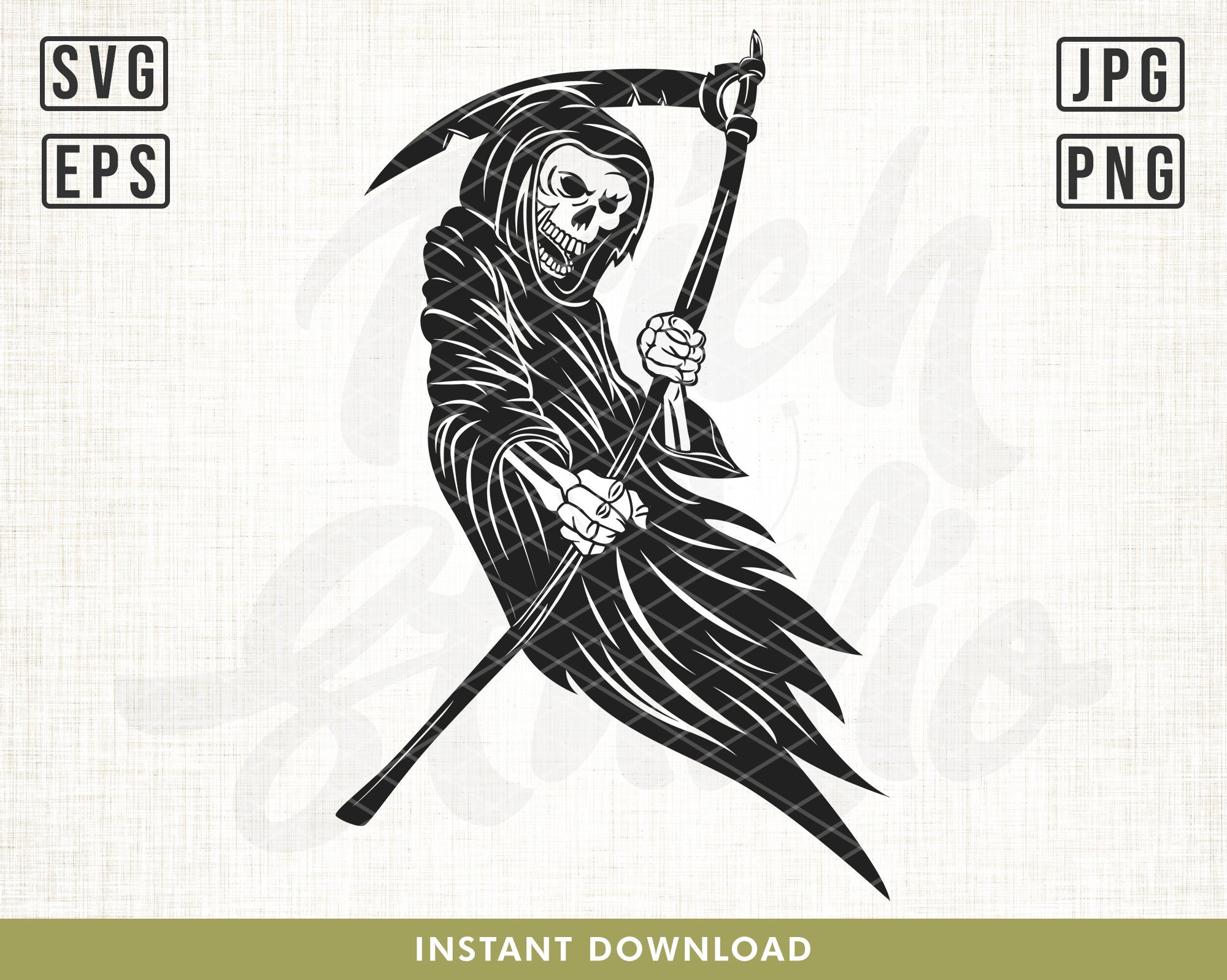 Grim Reaper Svg Grim Reaper Skull Skeleton Svg Bone Reaper - Etsy Singapore
