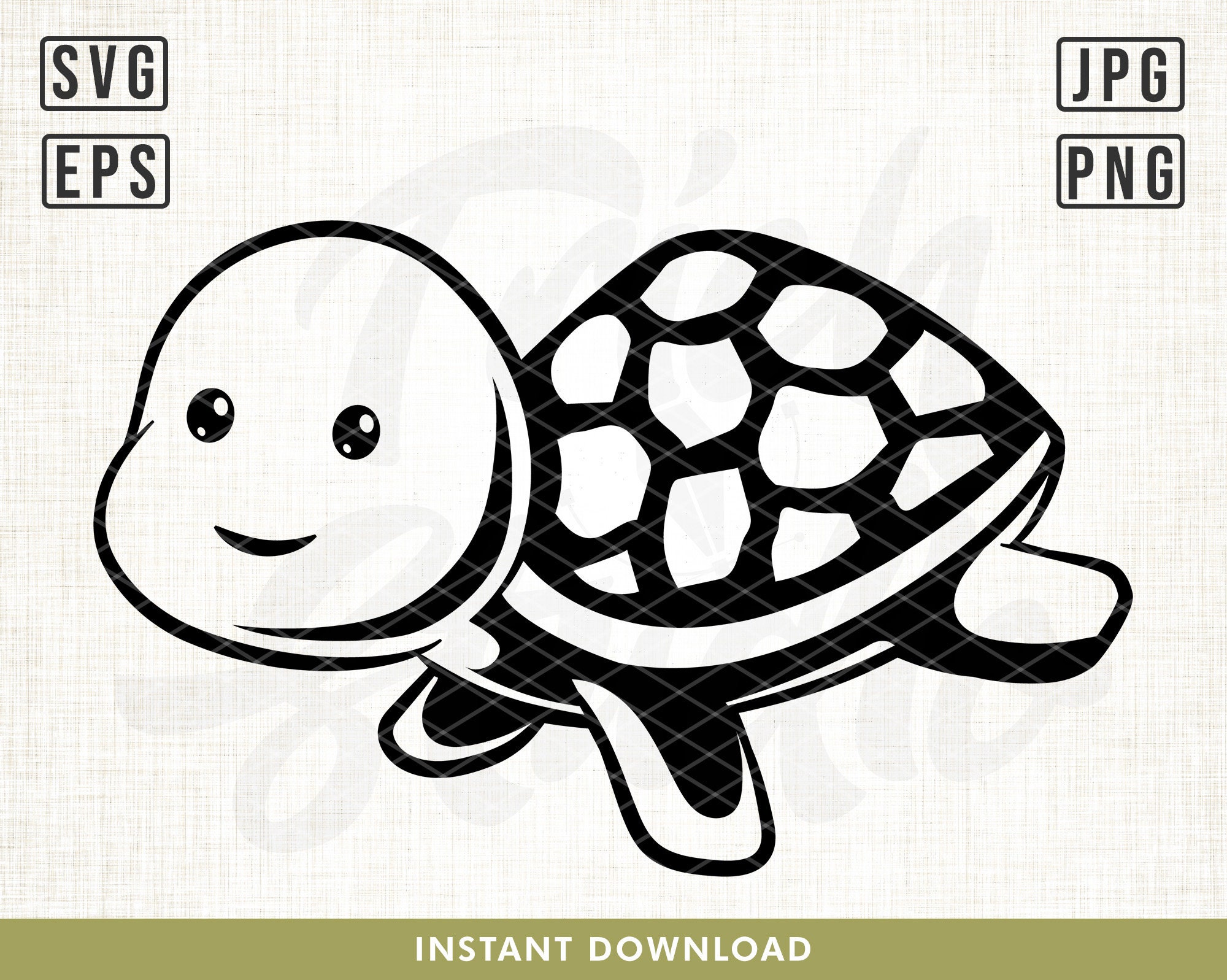 Baby Turtle Svg, Cute Turtle Svg, Cute Animal Svg, Turtle Clipart, Sea ...