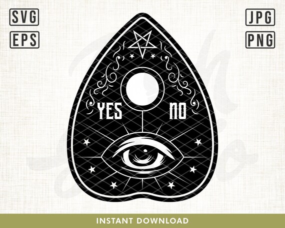 Ouija Planchette Svg Ouija Spirit Game Svg Quija Board Svg - Etsy