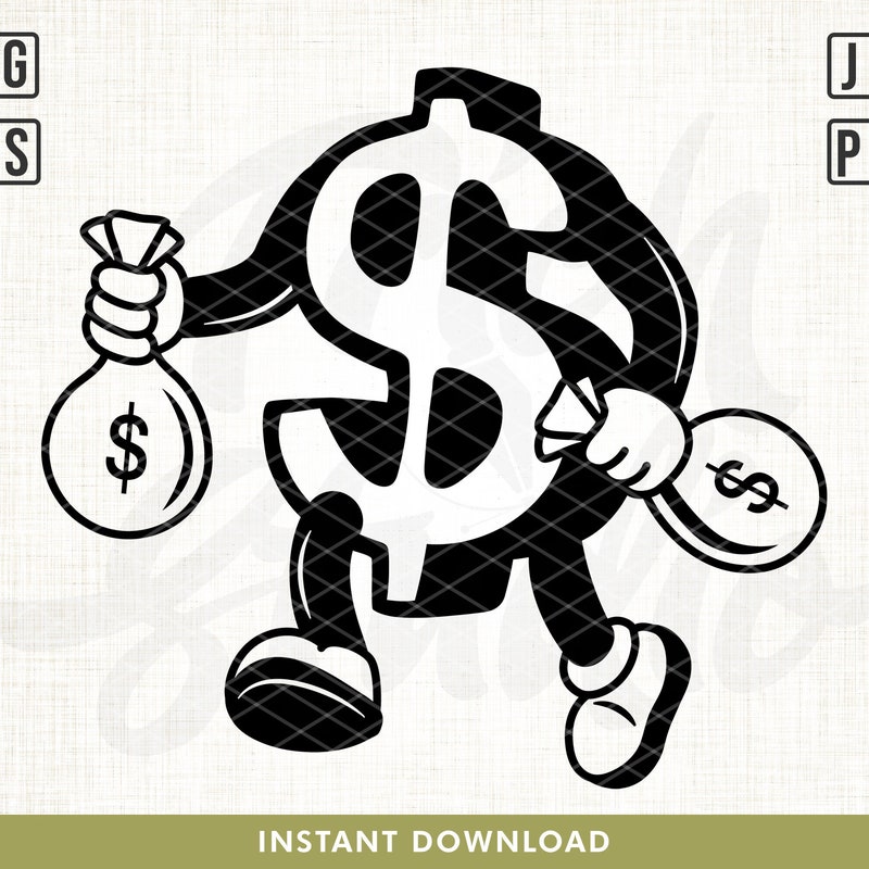 Dollar Sign Svg - Etsy