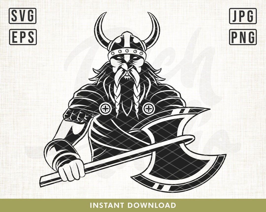 Viking Svg File, Vikings Vector, Vikings Mascot Svg, Warrior Svg File ...