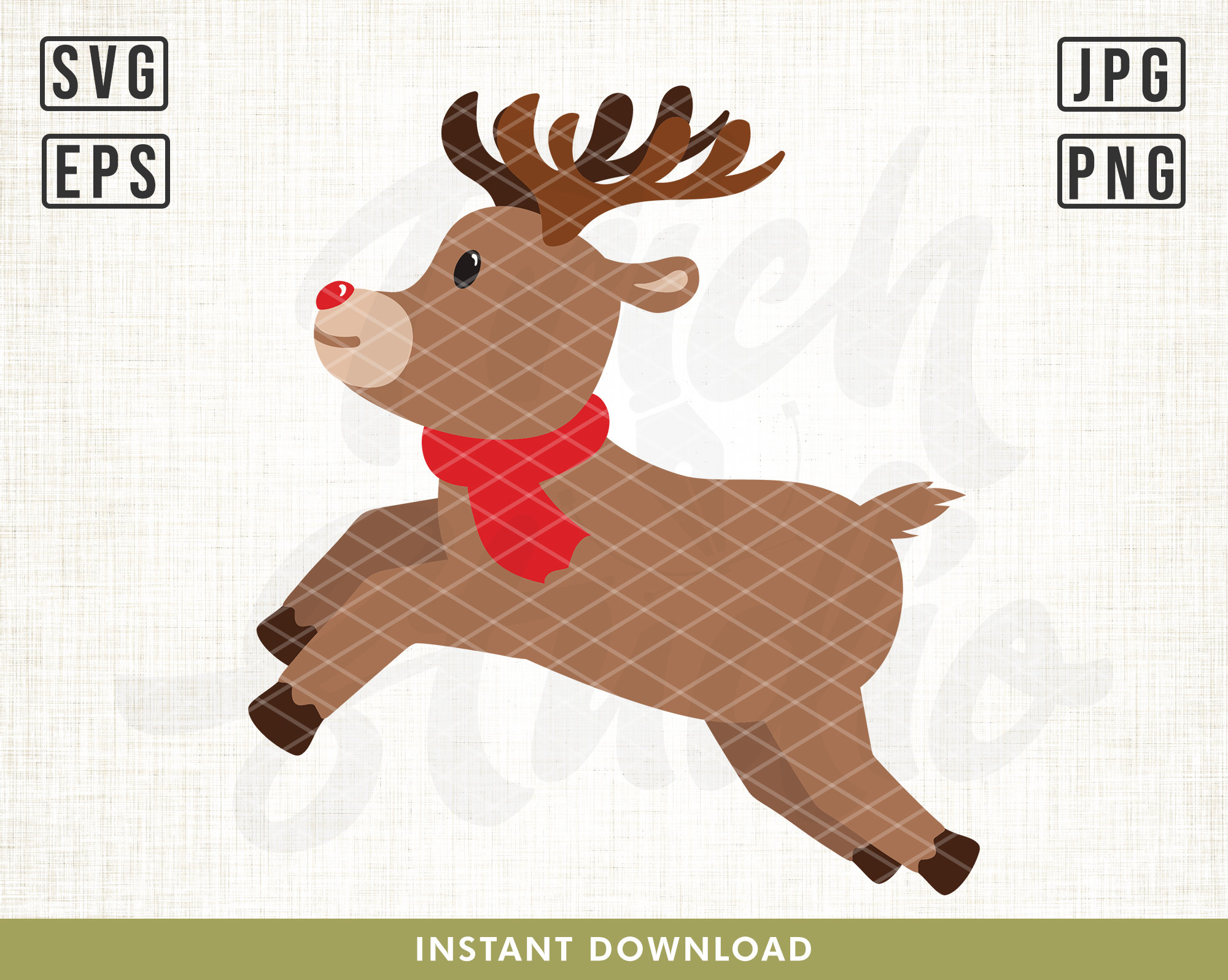 Reno svg Navidad svg Reno Cara svg Lindo reno svg - Etsy México