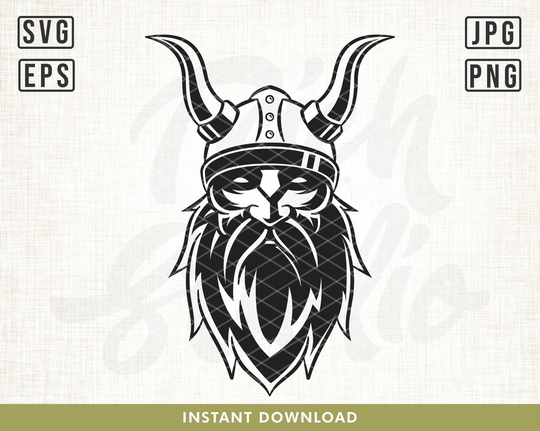 Viking Svg File, Vikings Vector, Vikings Mascot Svg, Warrior Svg File ...