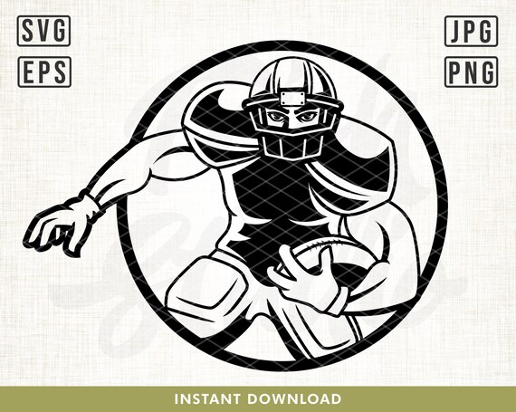 Football Svg American Football Svg Football Player Svg - Etsy