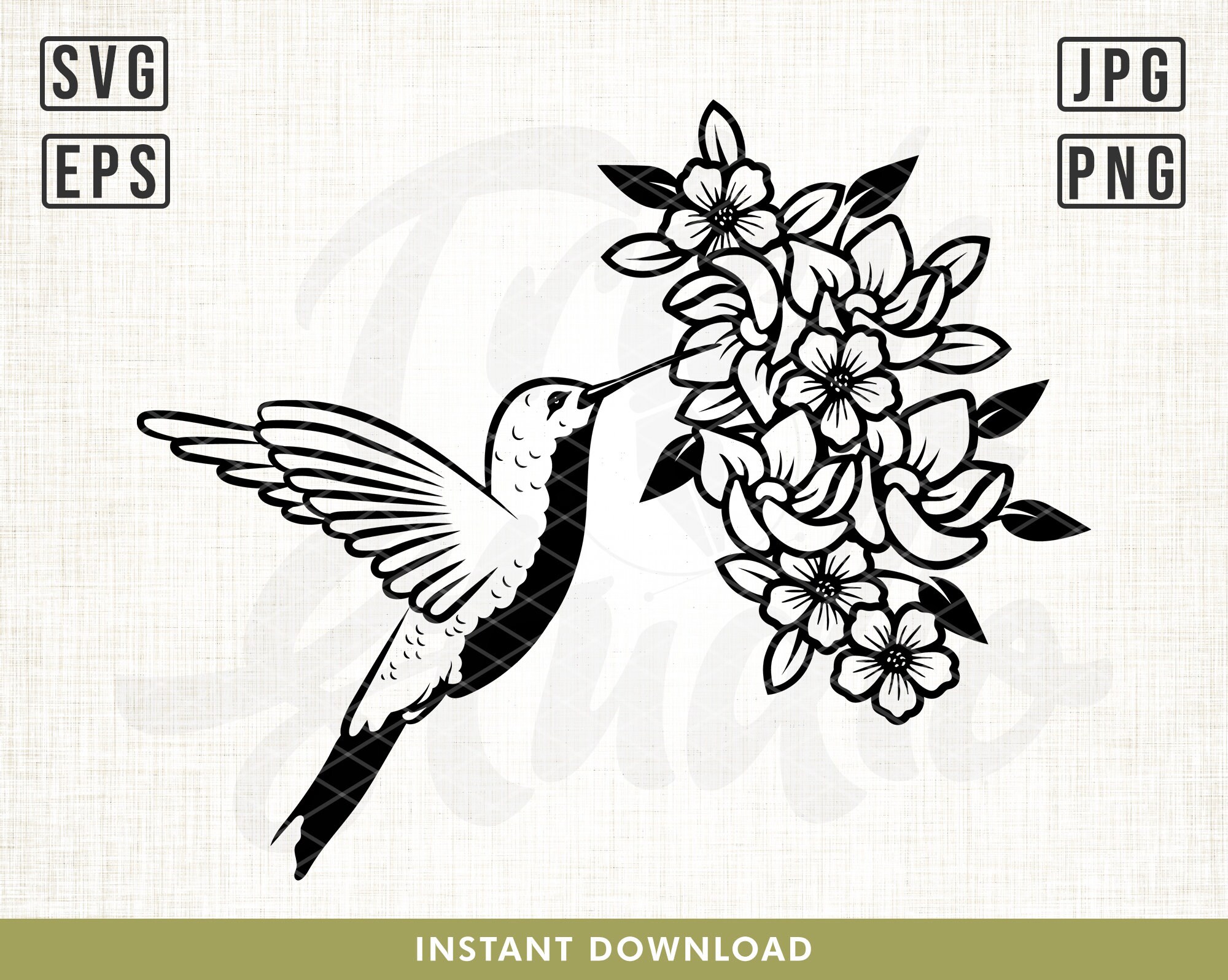 Hummingbird Flowers Svg, Floral Svg, Hummingbird Clipart, Hummingbird ...