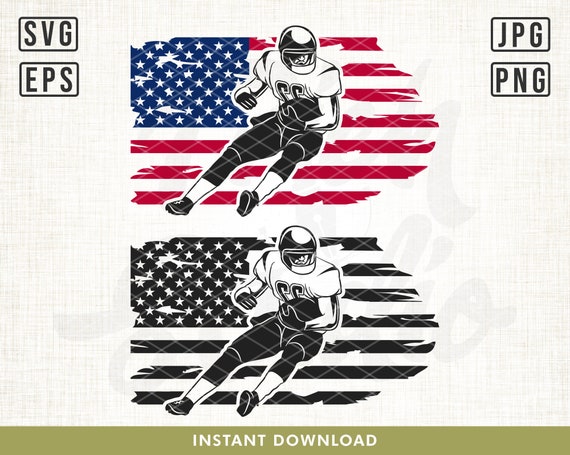 US Football svg American Football Svg Football Player SVG | Etsy