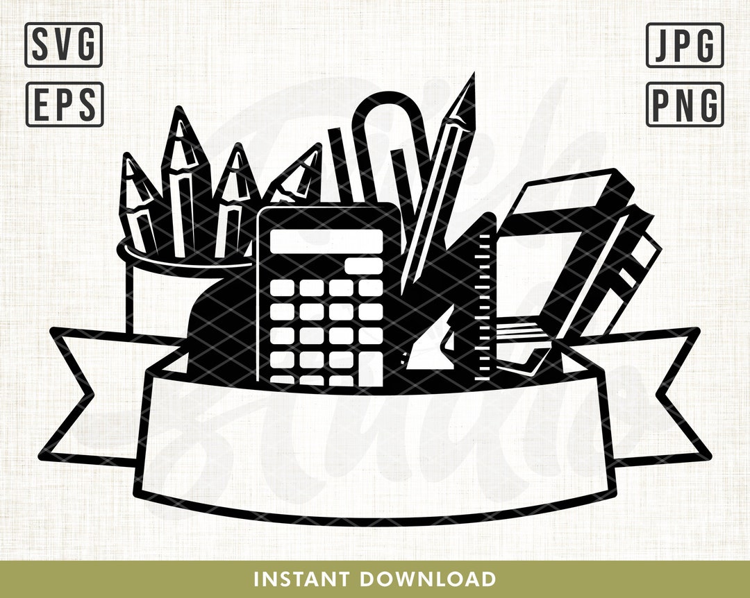 Teacher Svg File, School Svg, Class Svg, Monogram Svg, School Supplies ...